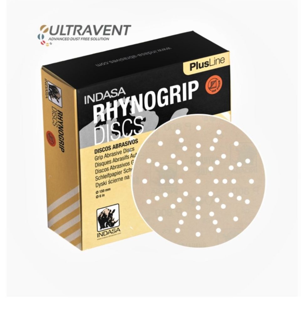 Lija Plus Line Ultravent Indasa, flexibilidad y un optimo acabado.